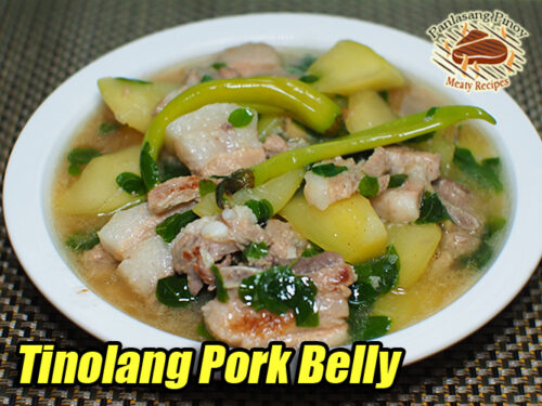 Pork Tinola Recipe (Tinolang Baboy) | Panlasang Pinoy Meaty Recipes