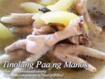 Tinolang Paa ng Manok Recipe | Panlasang Pinoy Meaty Recipes